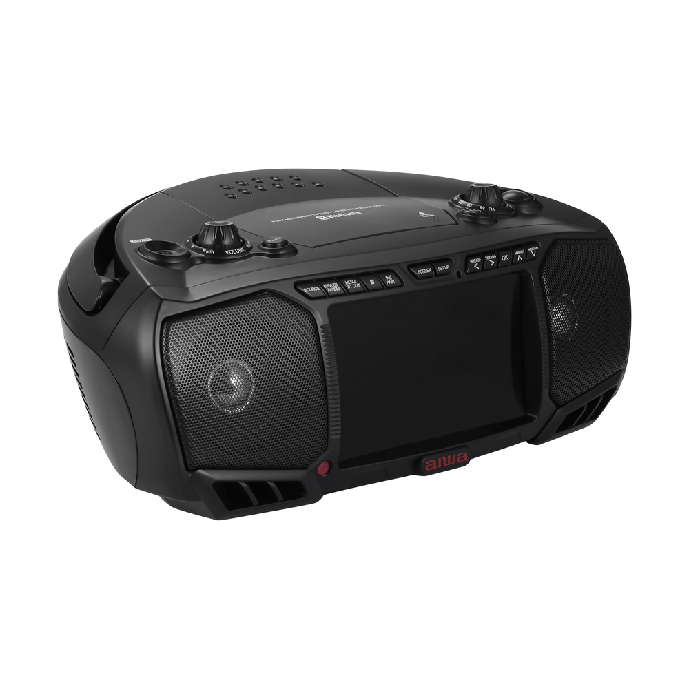 Portable Media Boombox with TV Tuner