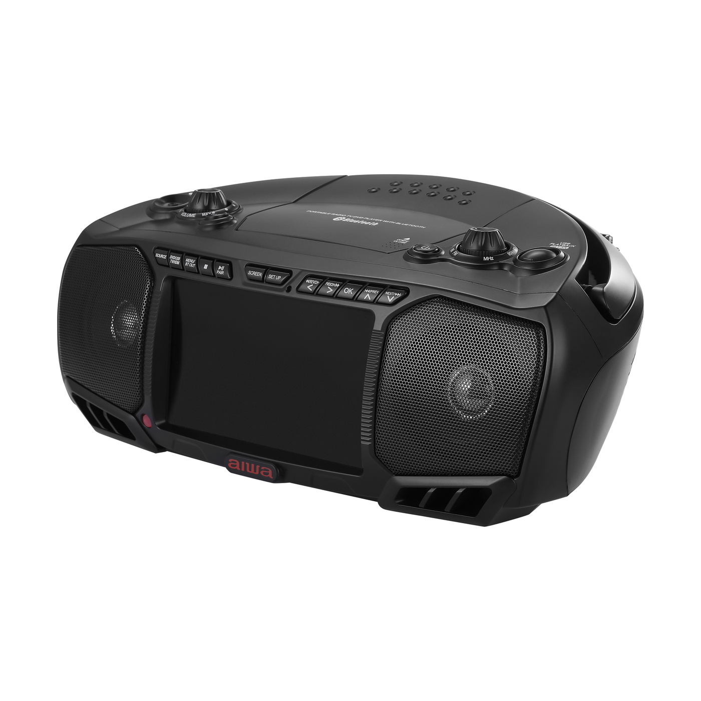 Portable Media Boombox with TV Tuner