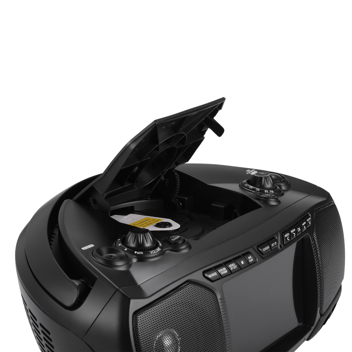 Portable Media Boombox with TV Tuner